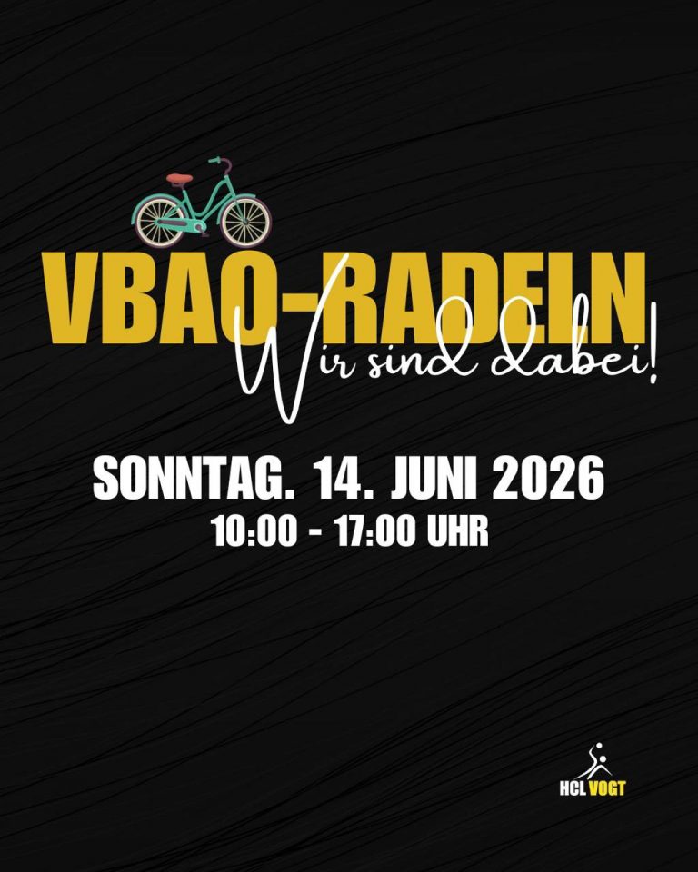 VBAO-Radeln 2026 – Diesen Sonntag zählt jeder Stempel! – HCL Vogt